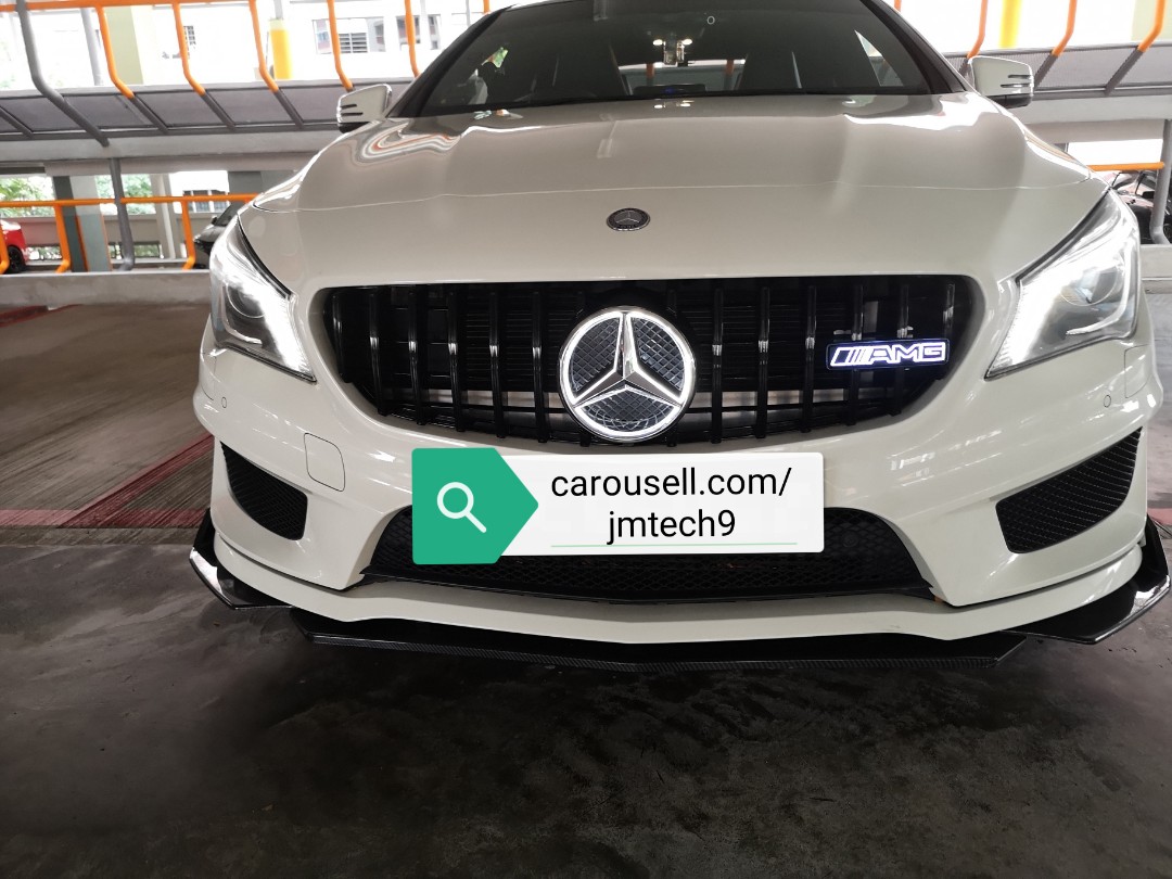 Mercedes CLA W117 front bumper GT sports Grille Fender with ...