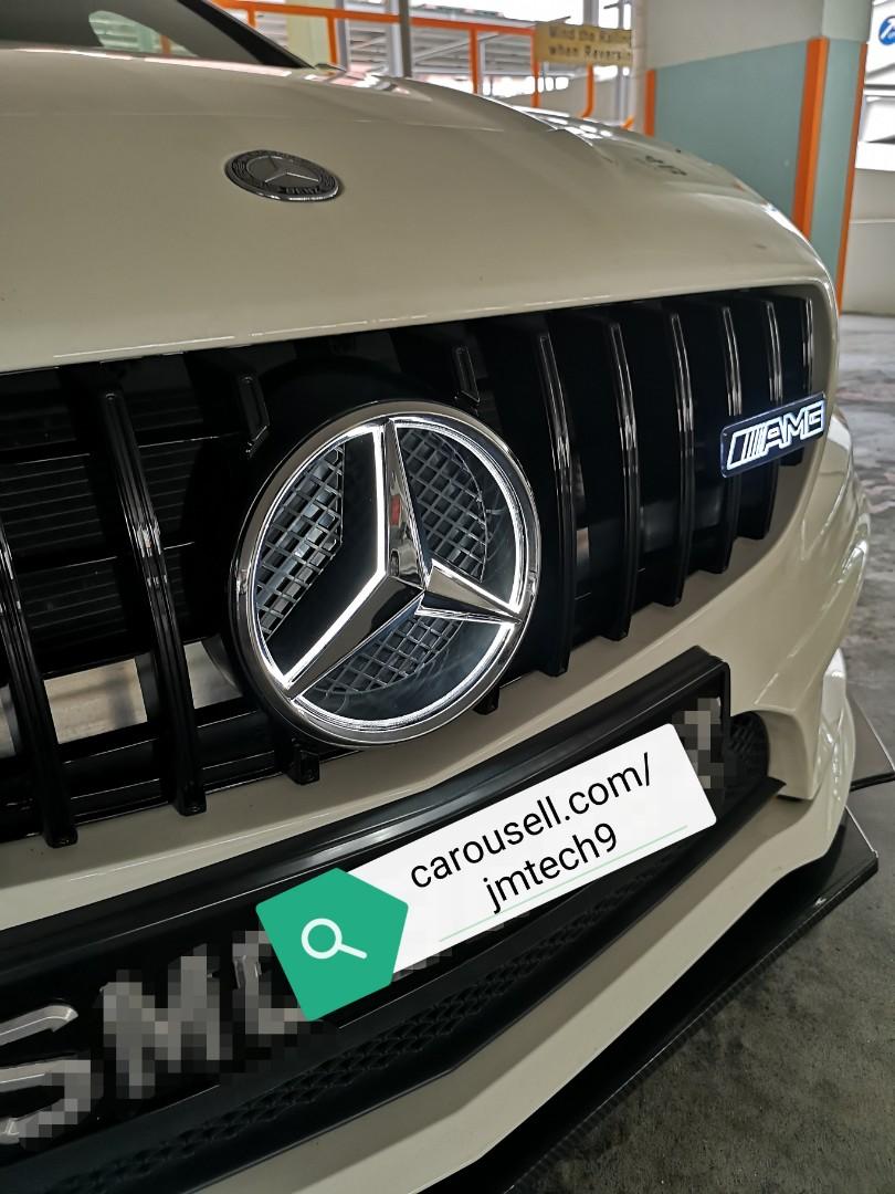 Mercedes CLA W117 front bumper GT sports Grille Fender with ...