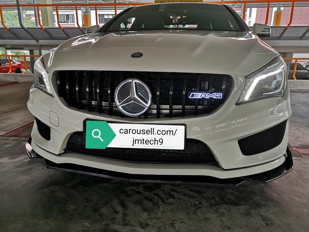 Mercedes CLA W117 front bumper GT sports Grille Fender with ...
