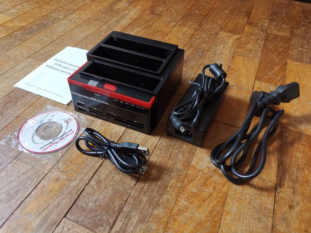 Multi Function HDD Docking, Computers & Tech, Parts & Accessories, Networking on Carousell