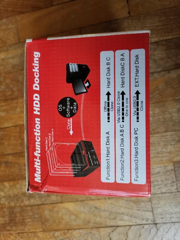 Multi Function HDD Docking, Computers & Tech, Parts & Accessories, Networking on Carousell