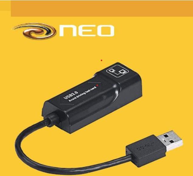 NEO USB2. 0. 0Gigabit Ethernet Adapter 10/100/1000Mbps Ethernet PC MAC ...