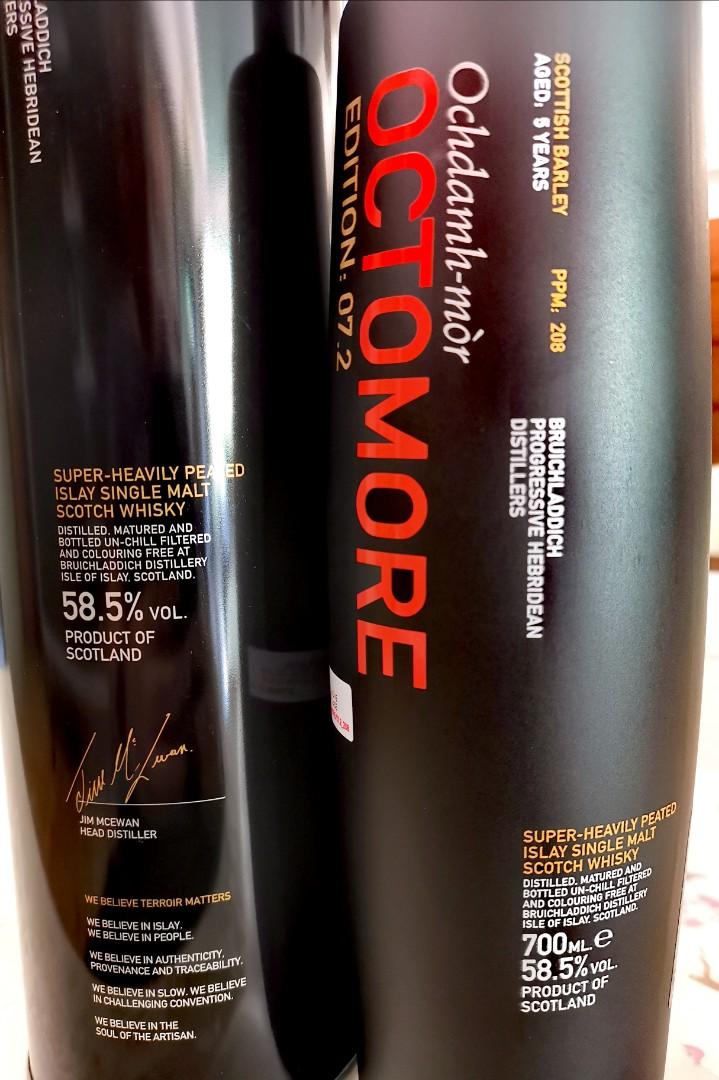 Octomore 7.2, Food & Drinks, Alcoholic Beverages on Carousell