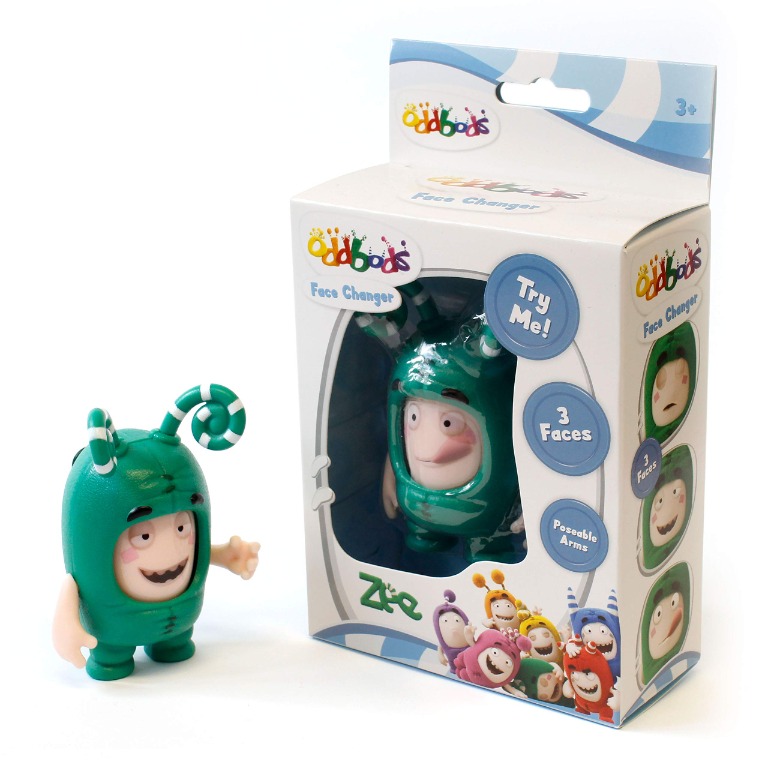 Oddbods ZEE Face Changer Figurine by One Animation, Hobbies & Toys ...