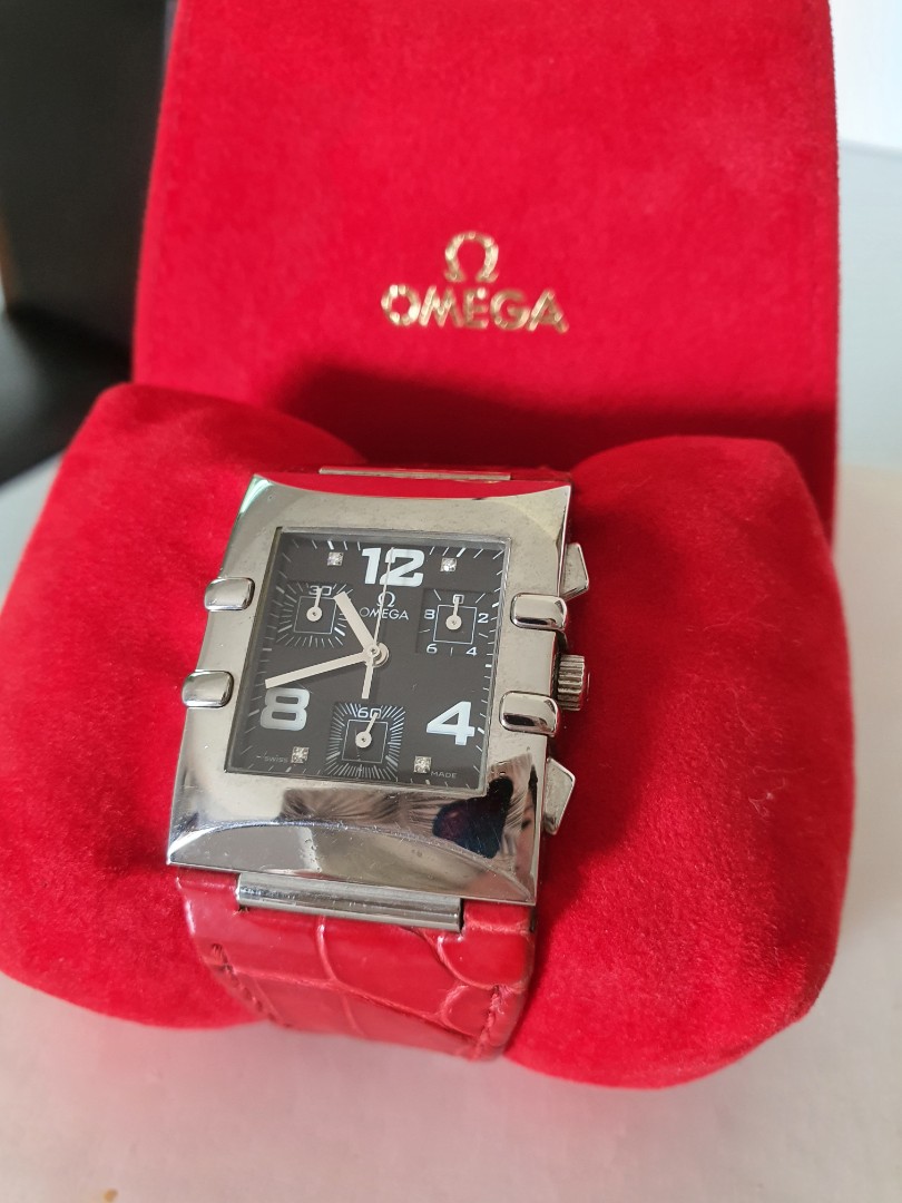 Omega Constellation Quadra Chrono diamonds, Luxury, Watches on Carousell