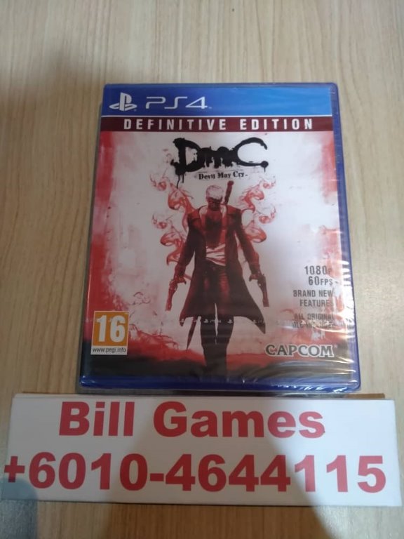 PS4 DMC Devil May Cry DEFINITIVE EDITION, Video Gaming, Video Games ...