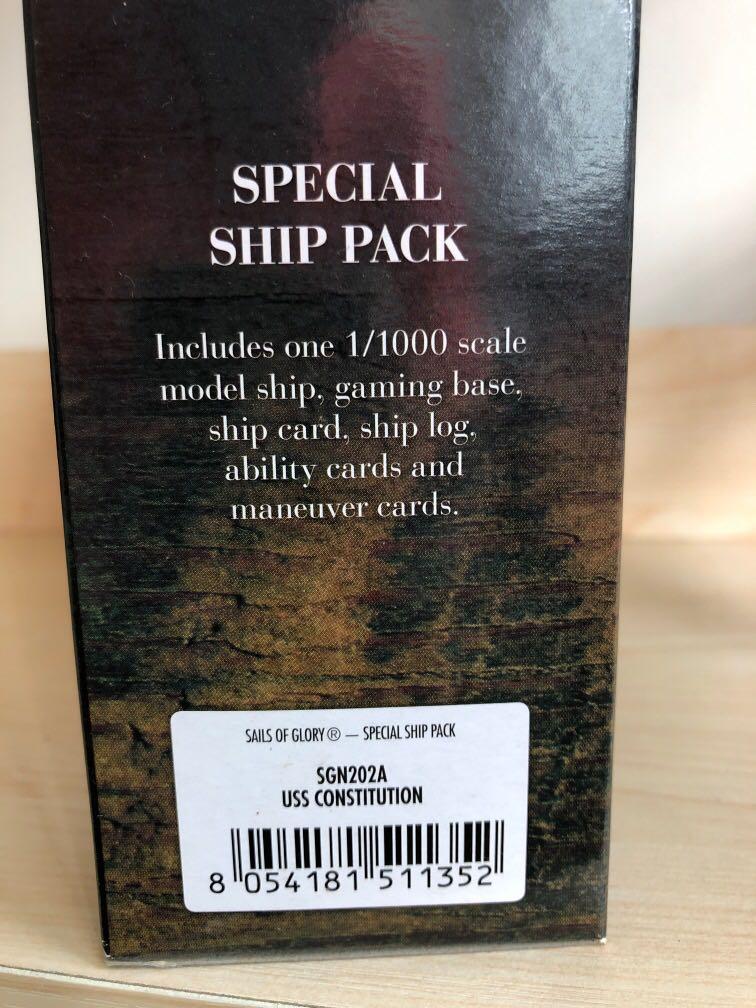 Sails of Glory USS Constitution Special Ship Pack, Hobbies & Toys, Toys ...