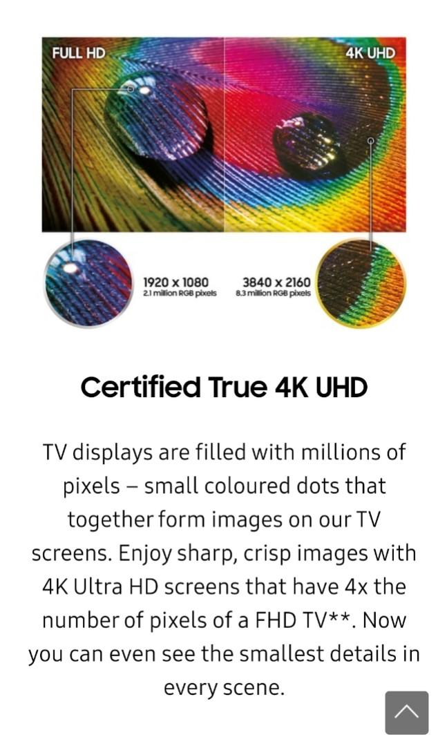 Samsung 55" UHD 4K Smart TV NU 7100 Series 7, TV & Home Appliances, TV ...