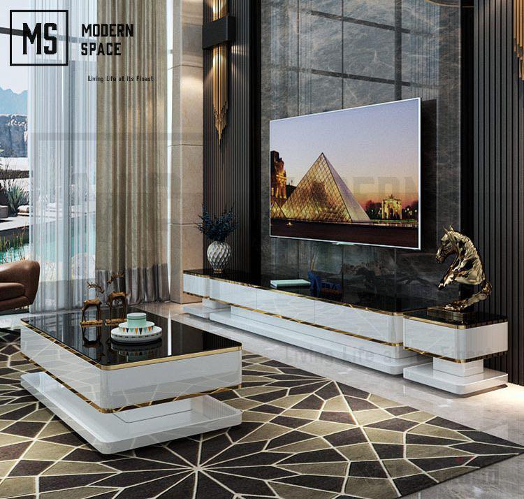 AMARNI Modern Luxe TV Console / Coffee Table - TVC100, Furniture & Home ...