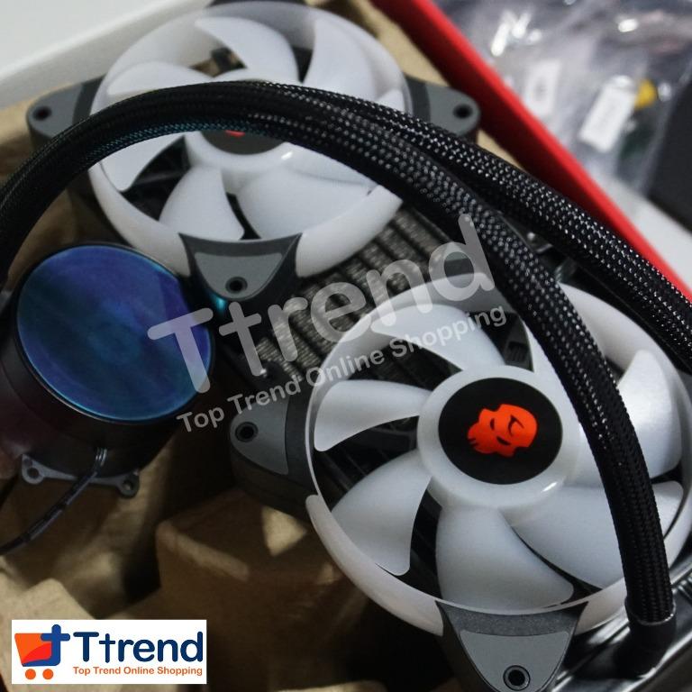 TGEARS GAMEKM 240 UFO-01 AIO Liquid CPU Cooler, Computers & Tech, Parts ...