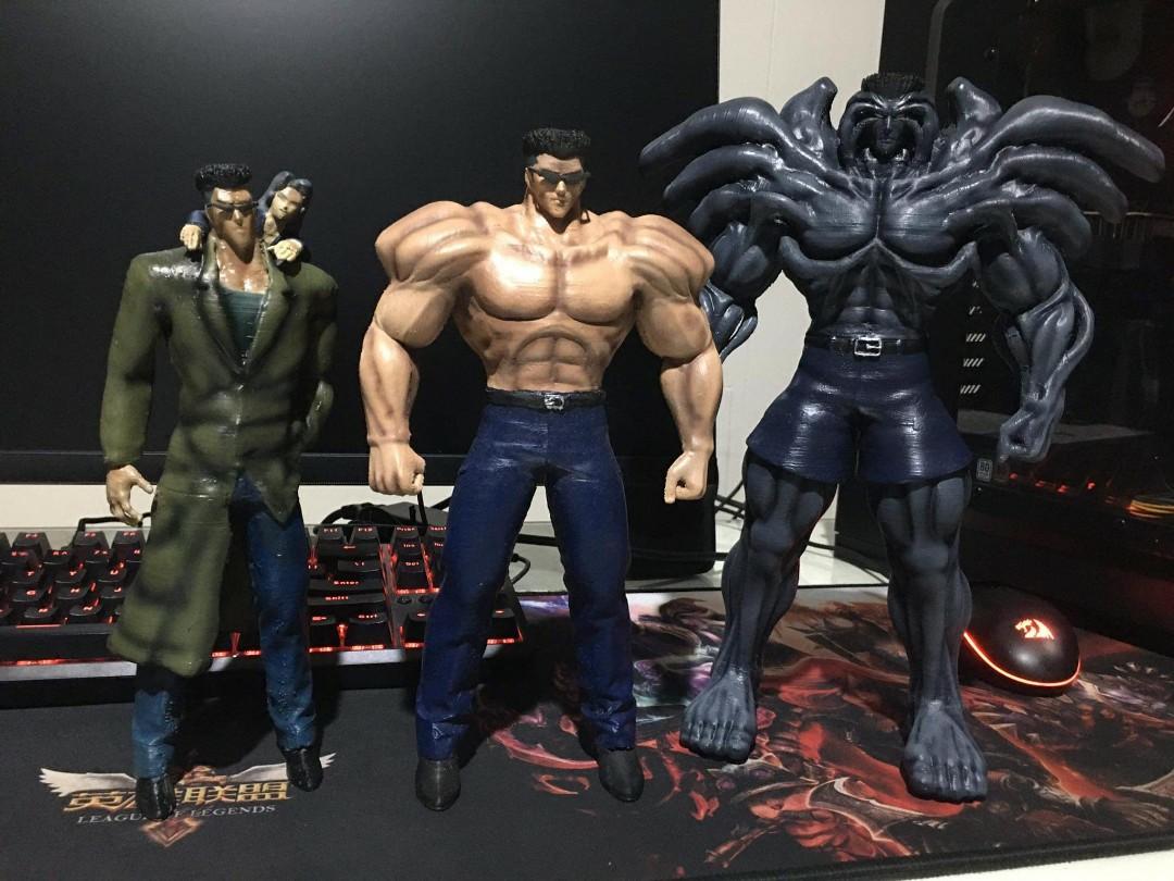 Toguro/Taguro 3D printed Custom Figure Statue from Yu Yu Hakusho/Ghost ...