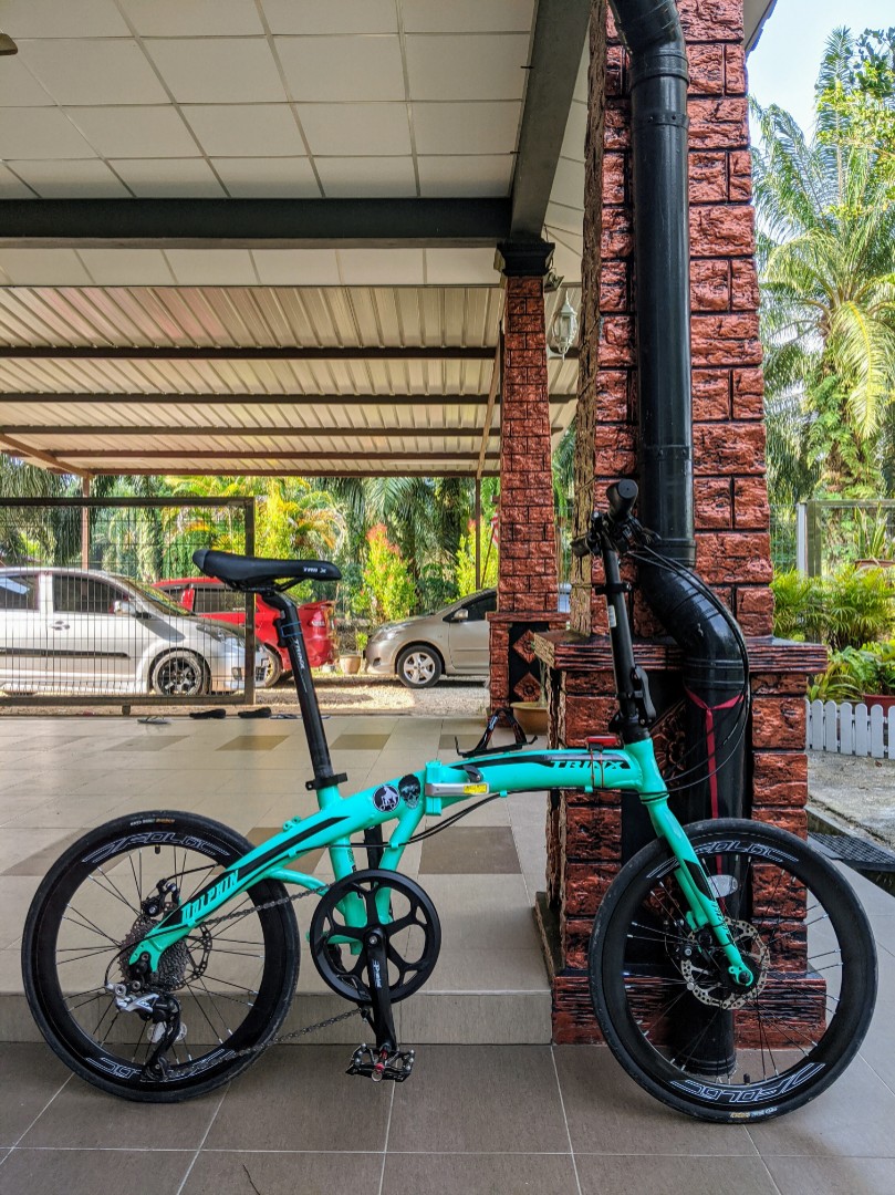 Trinx Folding Bike Deore XT 10 Speed, Sports Equipment, Bicycles ...