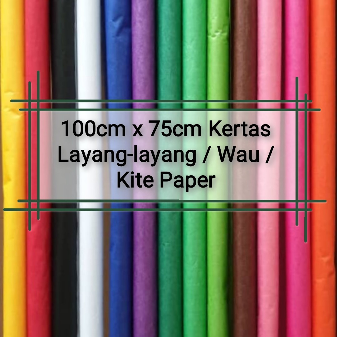 100cm x 75cm Kertas Layang-layang / Wau / Kite Paper, Hobbies & Toys ...