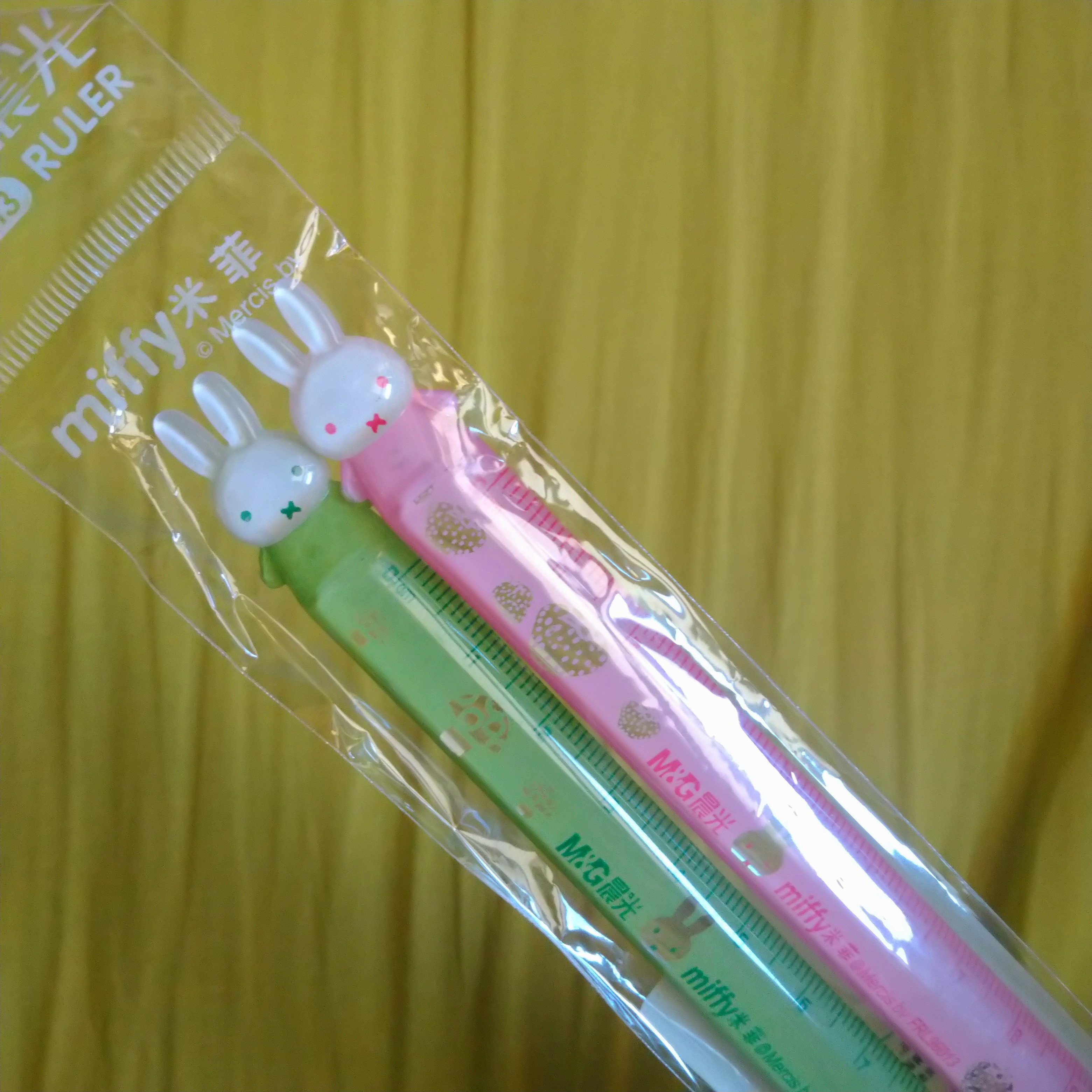 米菲間尺 Miffy ruler, 興趣及遊戲, 手作＆自家設計, 文具 - Carousell