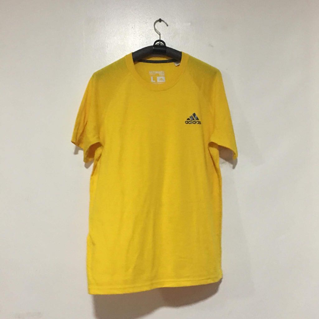 Adidas Basic Logo Ultimate Tee Shirt, Men's Fashion, Tops & Sets ...