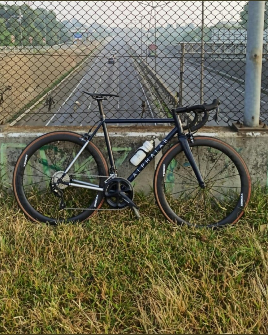 #oktoberovo Alphalab frameset custom, Olah Raga, Sepeda di Carousell