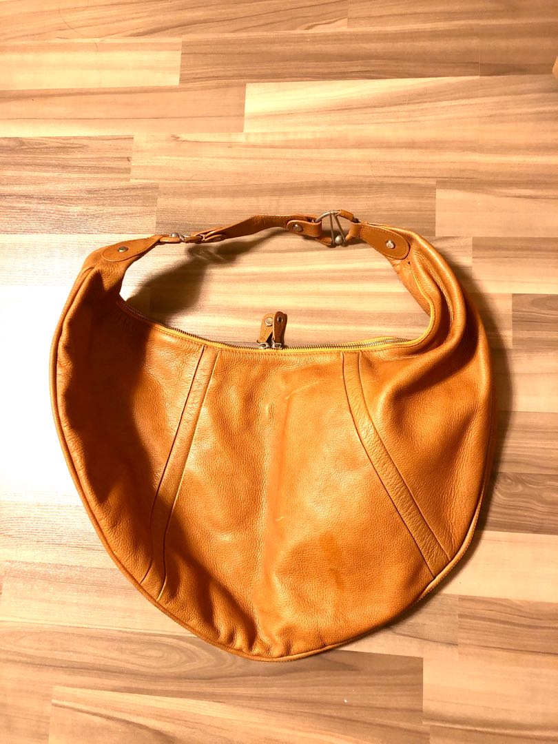 Camel coloured hobo bag, Women's Fashion, Bags & Wallets, Tote Bags on ...