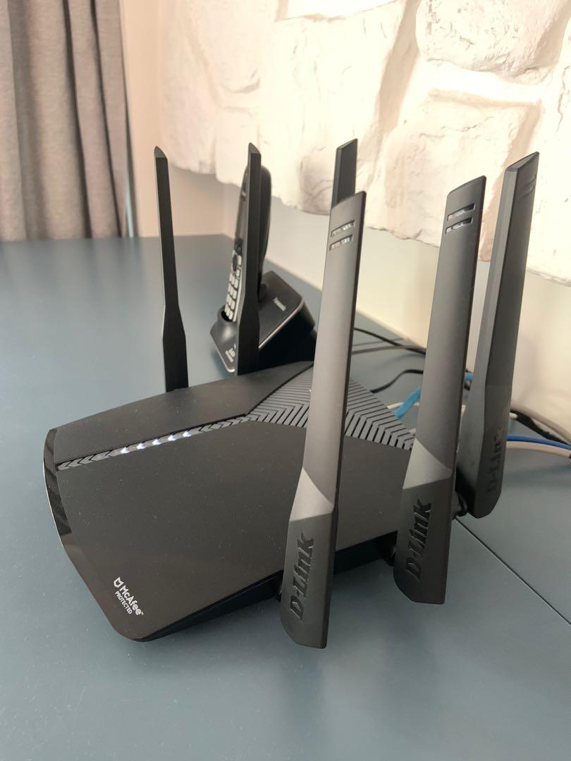 D-LINK 三頻 WiFi-Mesh 路由器 Router DIR-3060 + Mesh DRA-2060 兩部, 電腦＆科技, 電腦周邊 ...