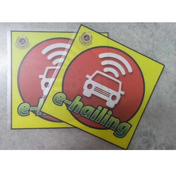 E-hailing Sticker Pelekat kenderaan ehailing Grab, Everything Else ...