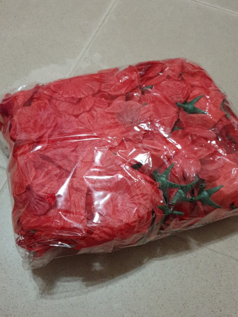 Flower peddle & big heart paper, Hobbies & Toys, Stationery & Craft ...