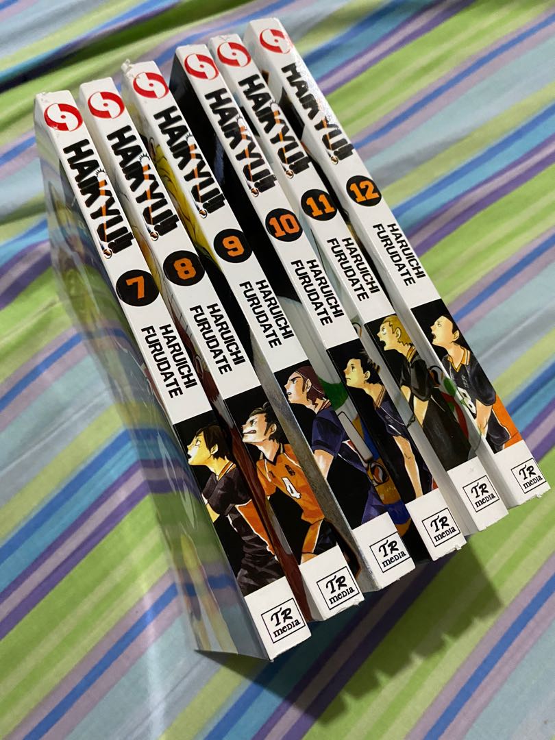 Haikyuu Manga (Volumes 7-12), Hobbies & Toys, Books & Magazines, Comics ...