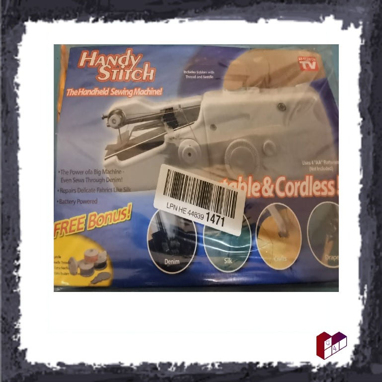Handy Stitch Handheld Sewing Machine(With Threads), Hobbies & Toys ...