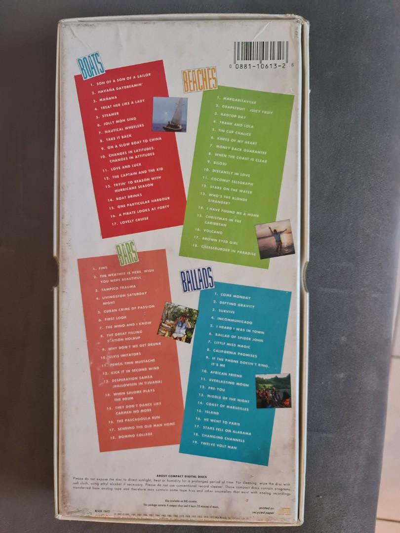 Jimmy Buffet Boxset, Hobbies & Toys, Music & Media, CDs & DVDs on Carousell