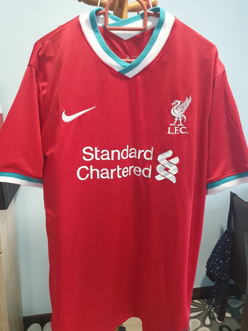 Liverpool 20/21 Home jersey, Men's Fashion, Activewear on Carousell