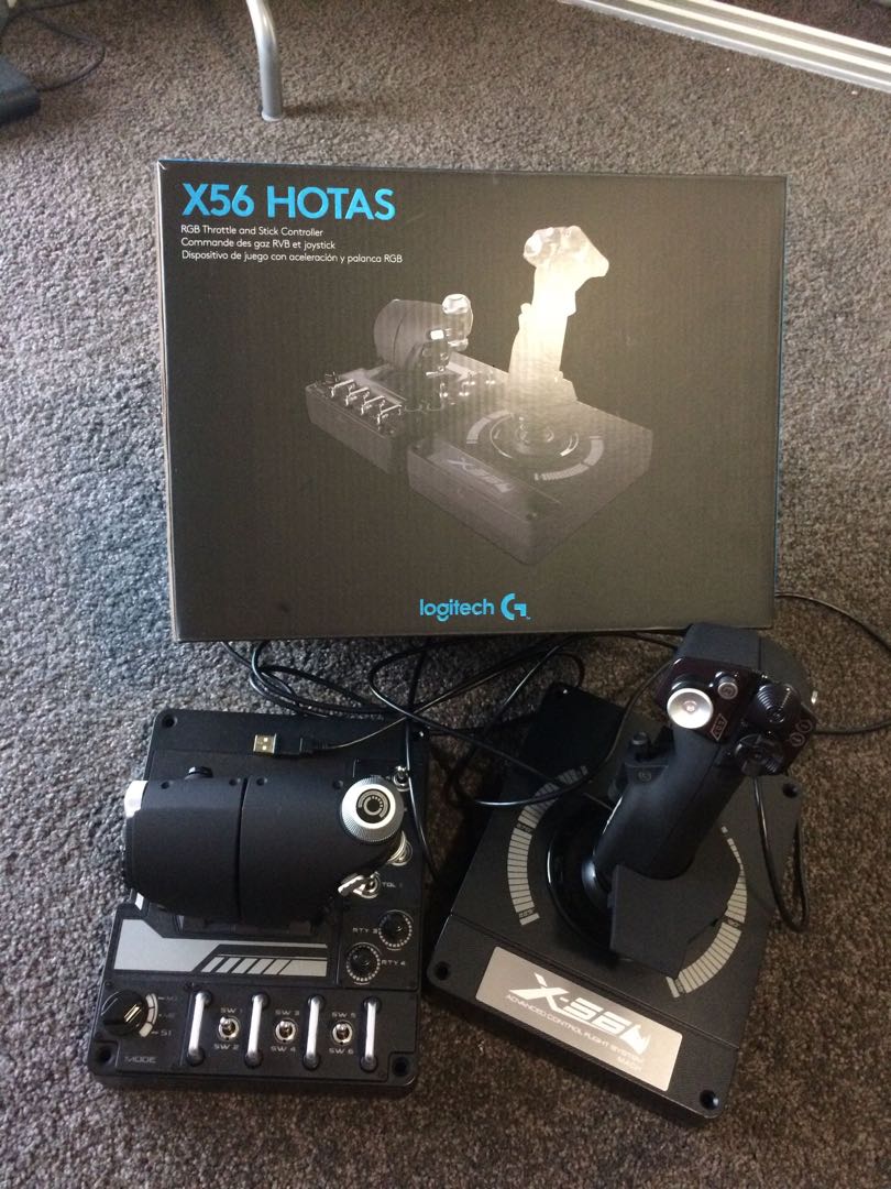 Logitech x56, Computers & Tech, Parts & Accessories, Computer Keyboard ...