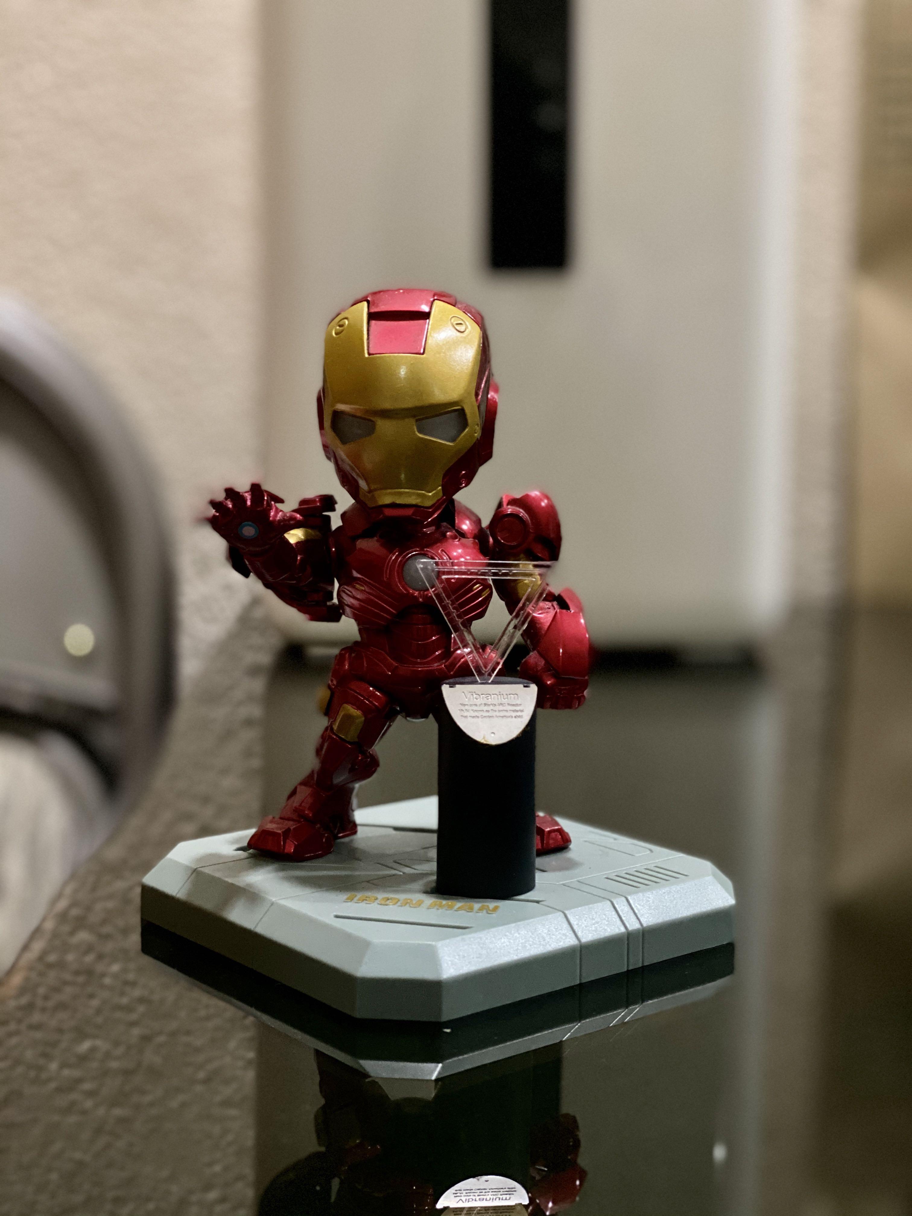 Marvel Iron Man Figure Display with Base, Hobbies & Toys, Toys & Games ...