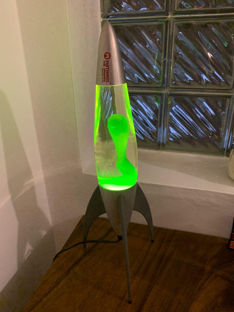 Mathmos Rocket Lava Lamp, Women's Fashion, Jewelry & Organisers ...