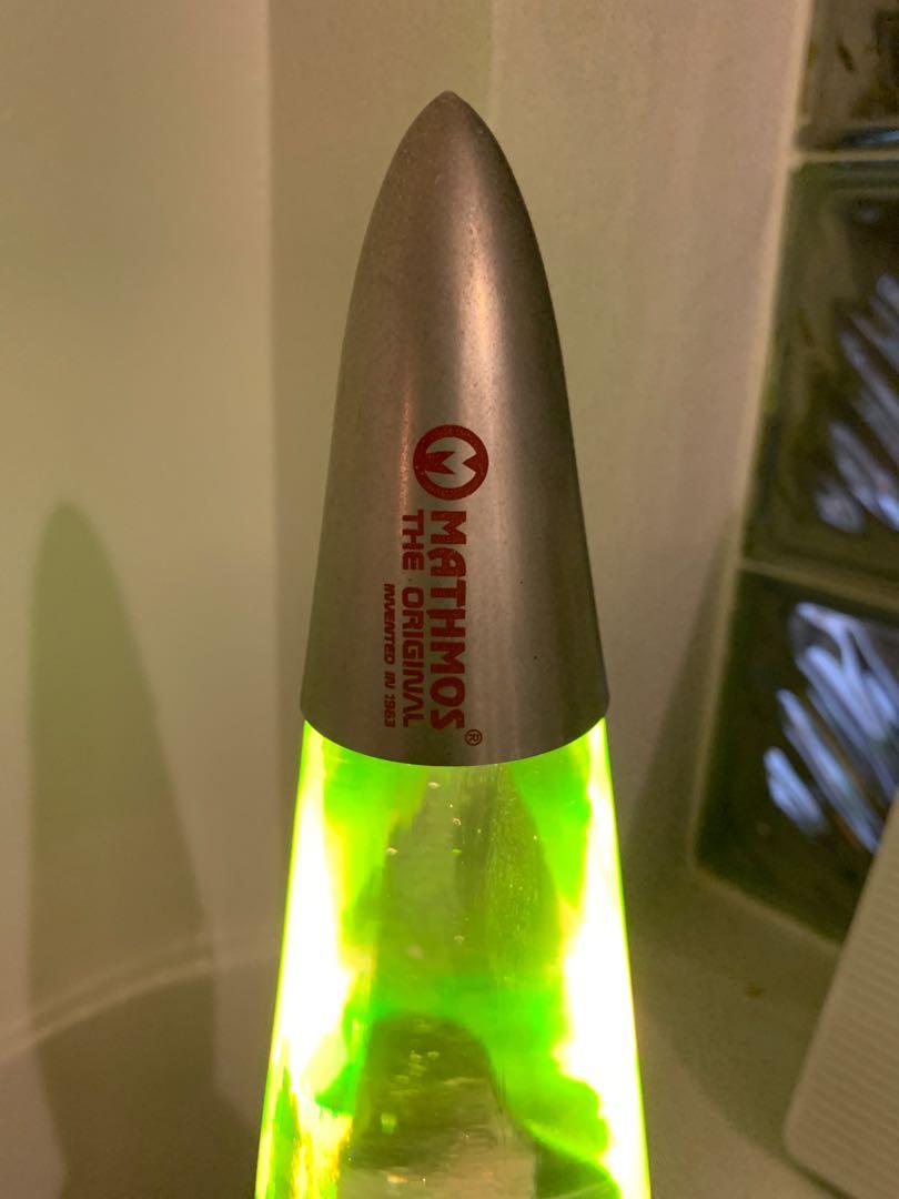 Mathmos Rocket Lava Lamp, Women's Fashion, Jewelry & Organisers ...