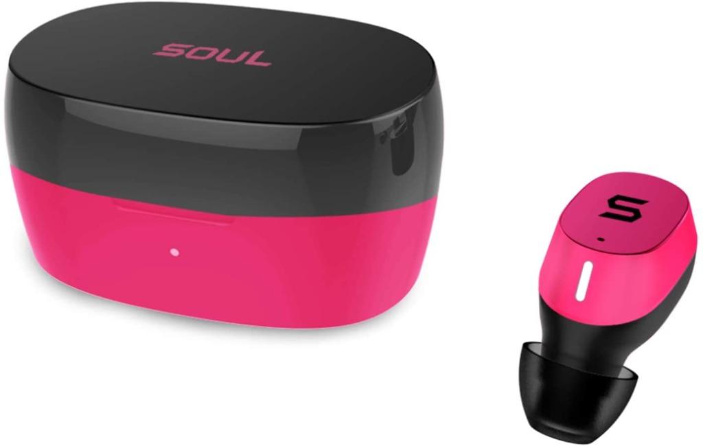 SOUL Emotion 2 True Wireless Earbuds, Shocking Pink, Audio, Earphones ...