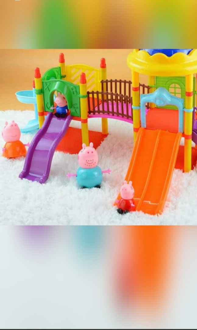 PO- Peppa Pig playground playset toys baby toddler role playing ...