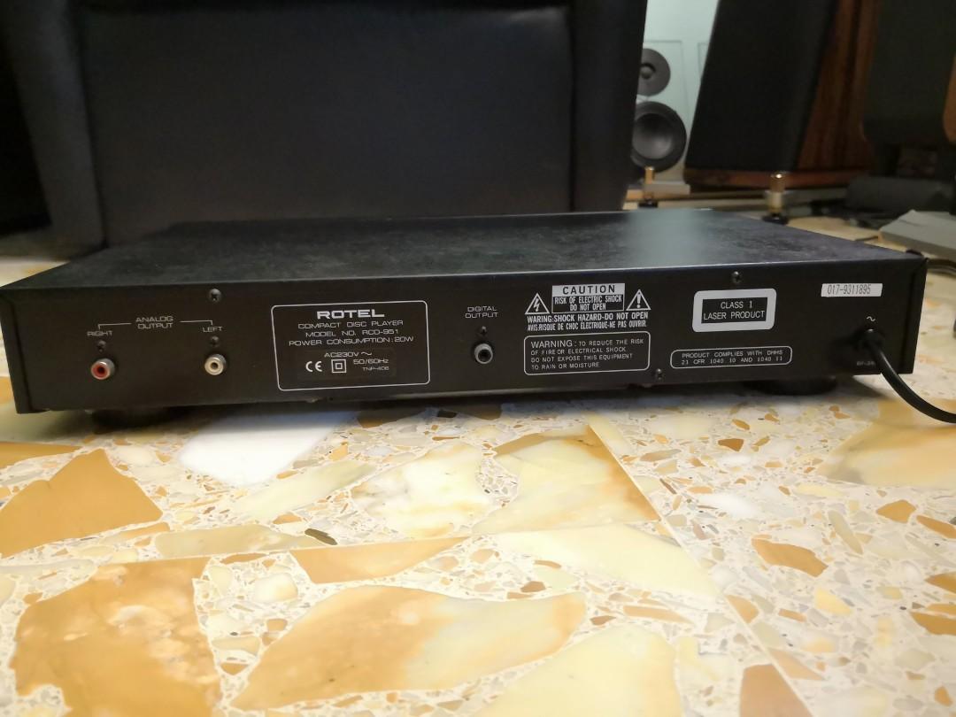 Rotel RCD-951 HDCD Player Amplifier CD player speakers vinyl cassette ...