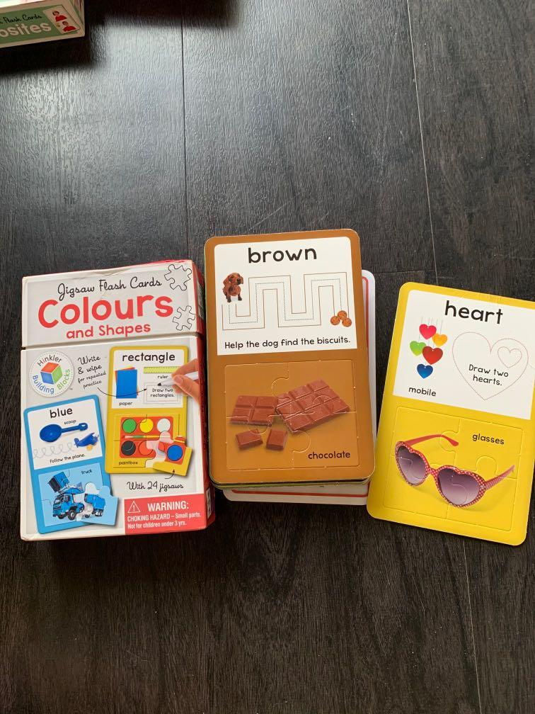 Set of 5 interactive flash cards, Hobbies & Toys, Books & Magazines ...