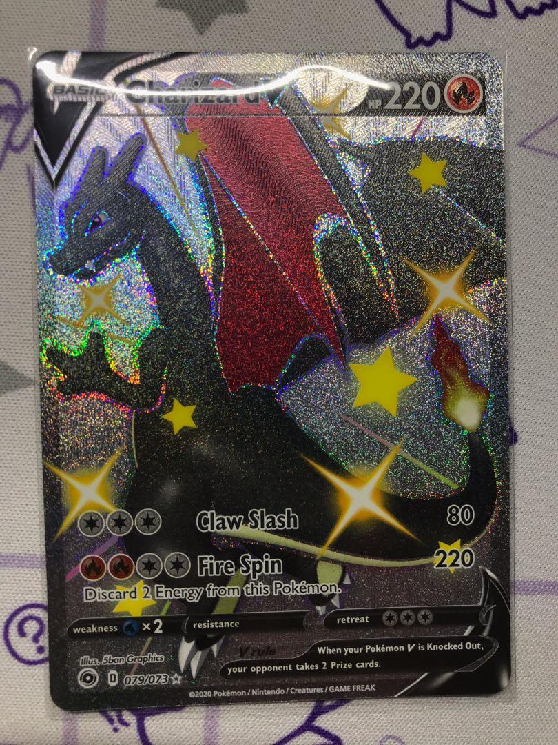 Shiny Charizard V, Hobbies & Toys, Toys & Games on Carousell