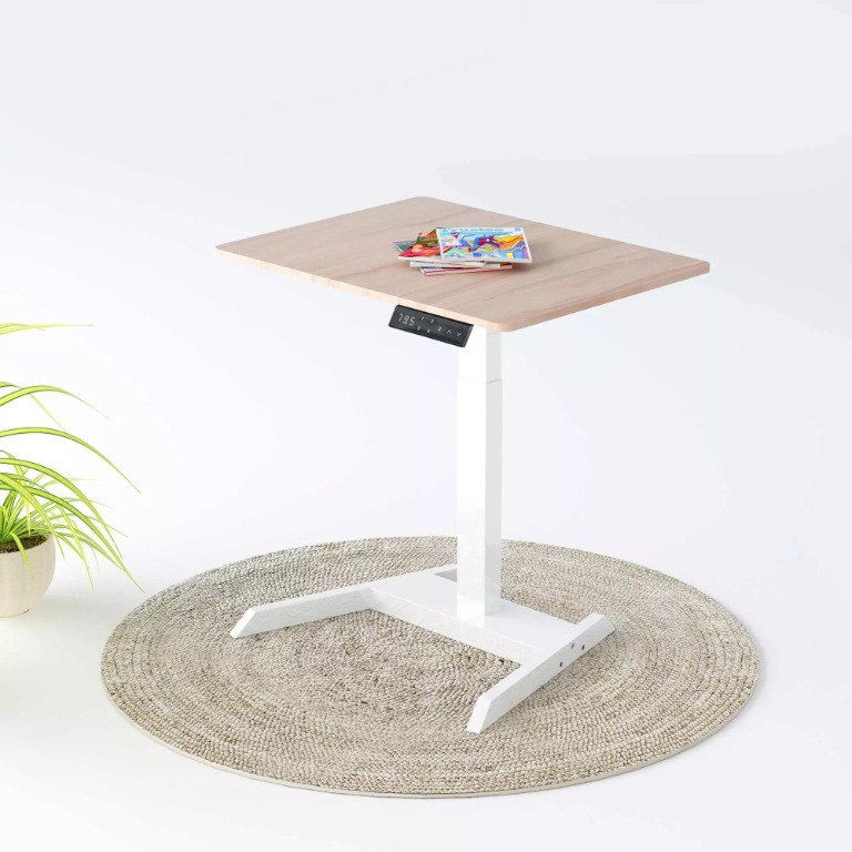 Pedestal Sit-Stand Table, Furniture & Home Living, Furniture, Tables ...