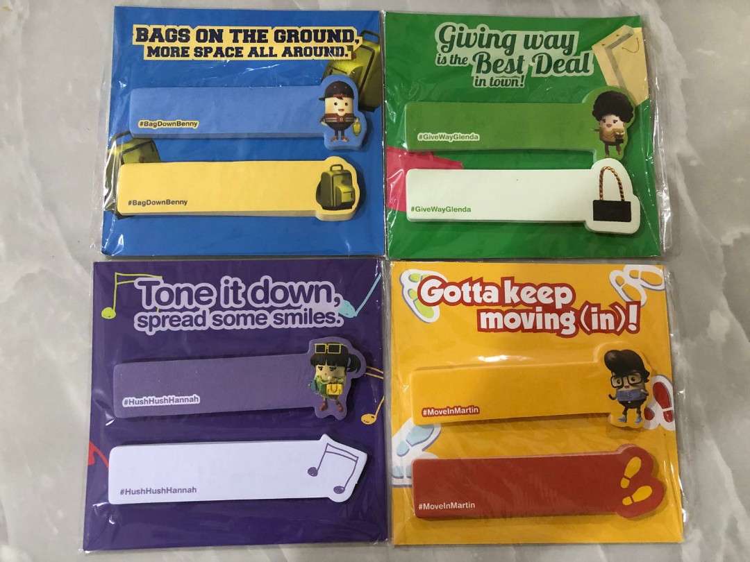 SMRT Post it Labels Collectibles, Hobbies & Toys, Stationery & Craft ...