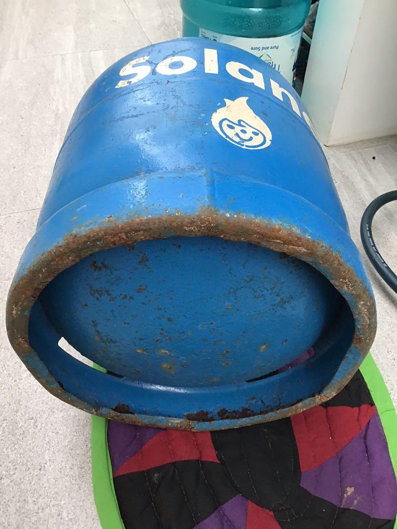 Solane Gas Tank with burner and regulator, TV & Home Appliances ...