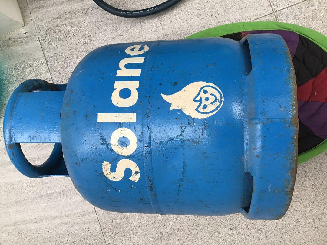 Solane Gas Tank with burner and regulator, TV & Home Appliances ...