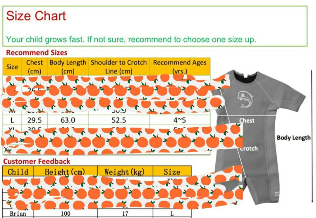 Thermal Swim wear, UPF 50, L size, Babies & Kids, Babies & Kids Fashion ...