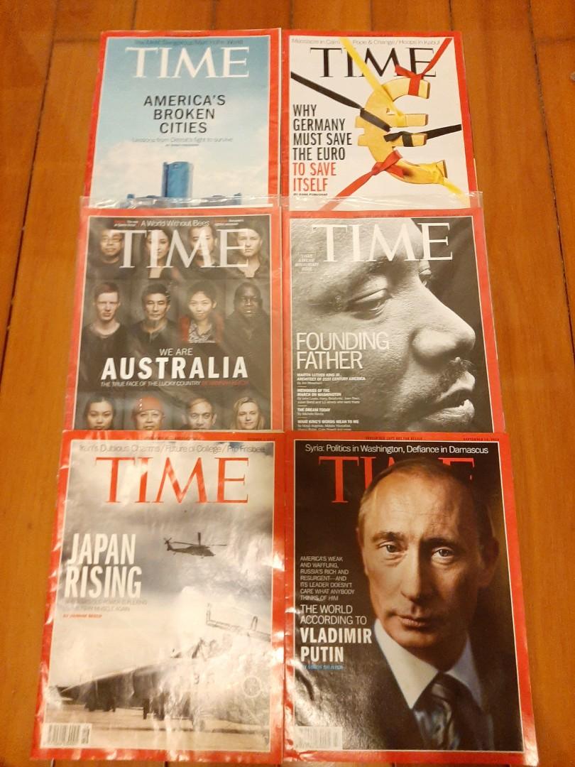 【Time magazine 時代雜誌】英文版, 興趣及遊戲, 書本及雜誌, 雜誌在旋轉拍賣