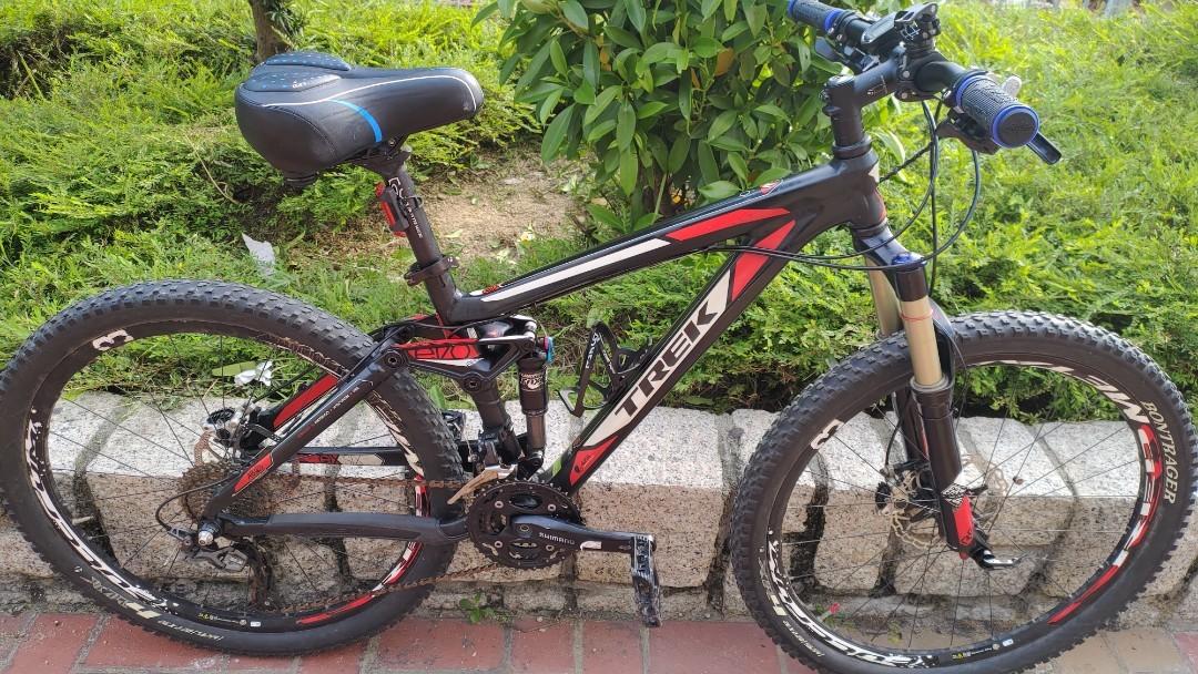 Trek Ex6 full suspension mountain bike’, 運動產品, 單車及配件, 單車 - Carousell