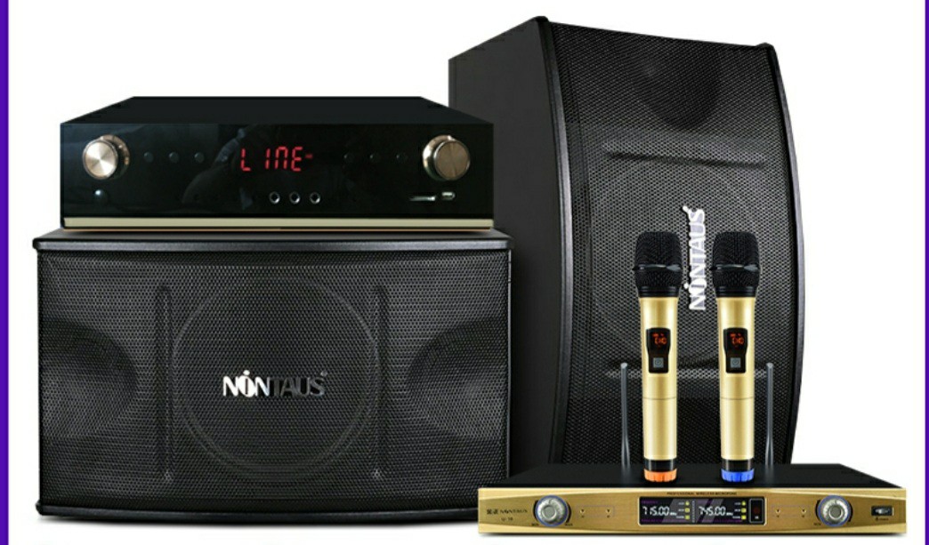 [SALES] NONTAUS 10" Home Karaoke Sound System (Amplifier w Remote ...