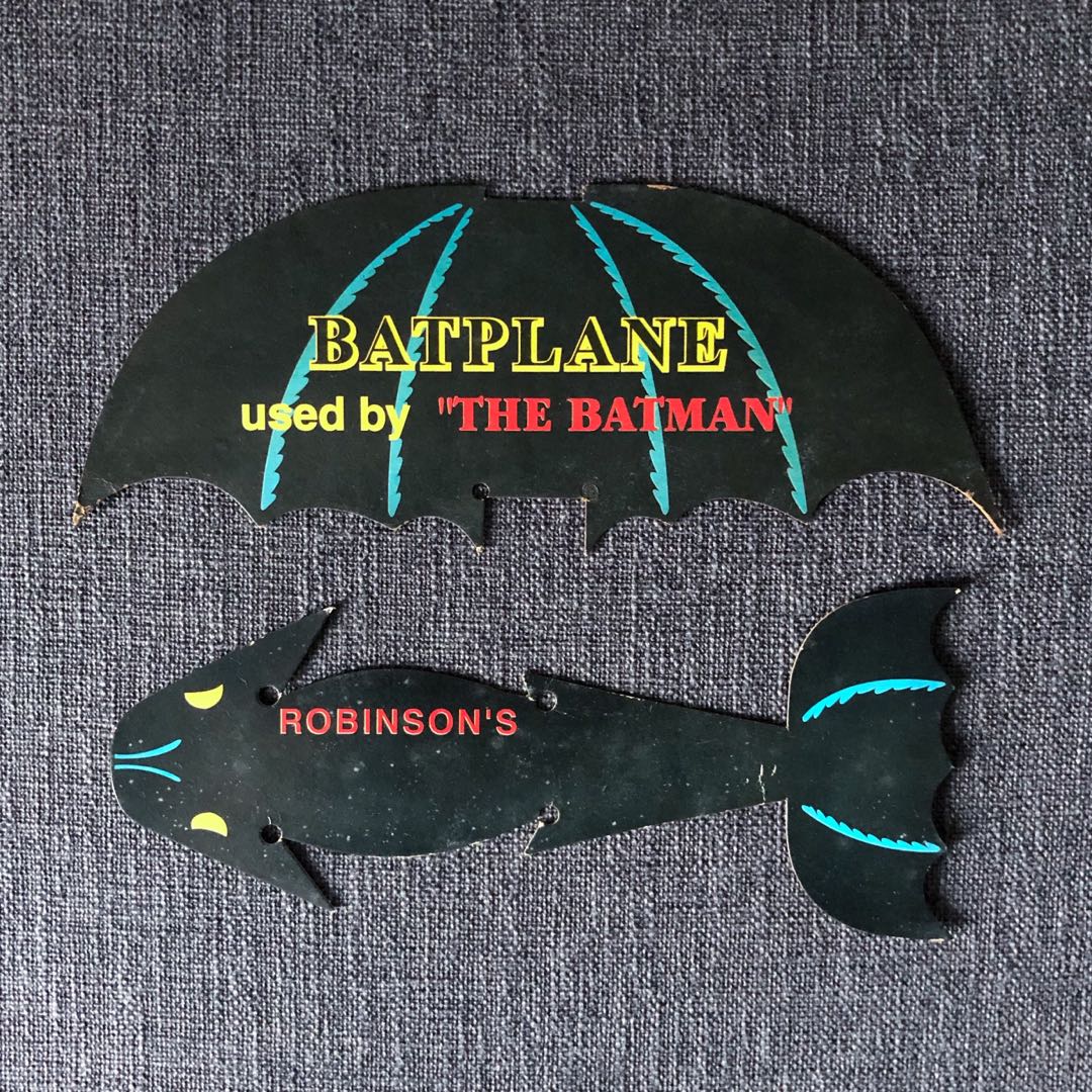 Vintage Batman Robinson’s Department Store Batplane (unassembled ...