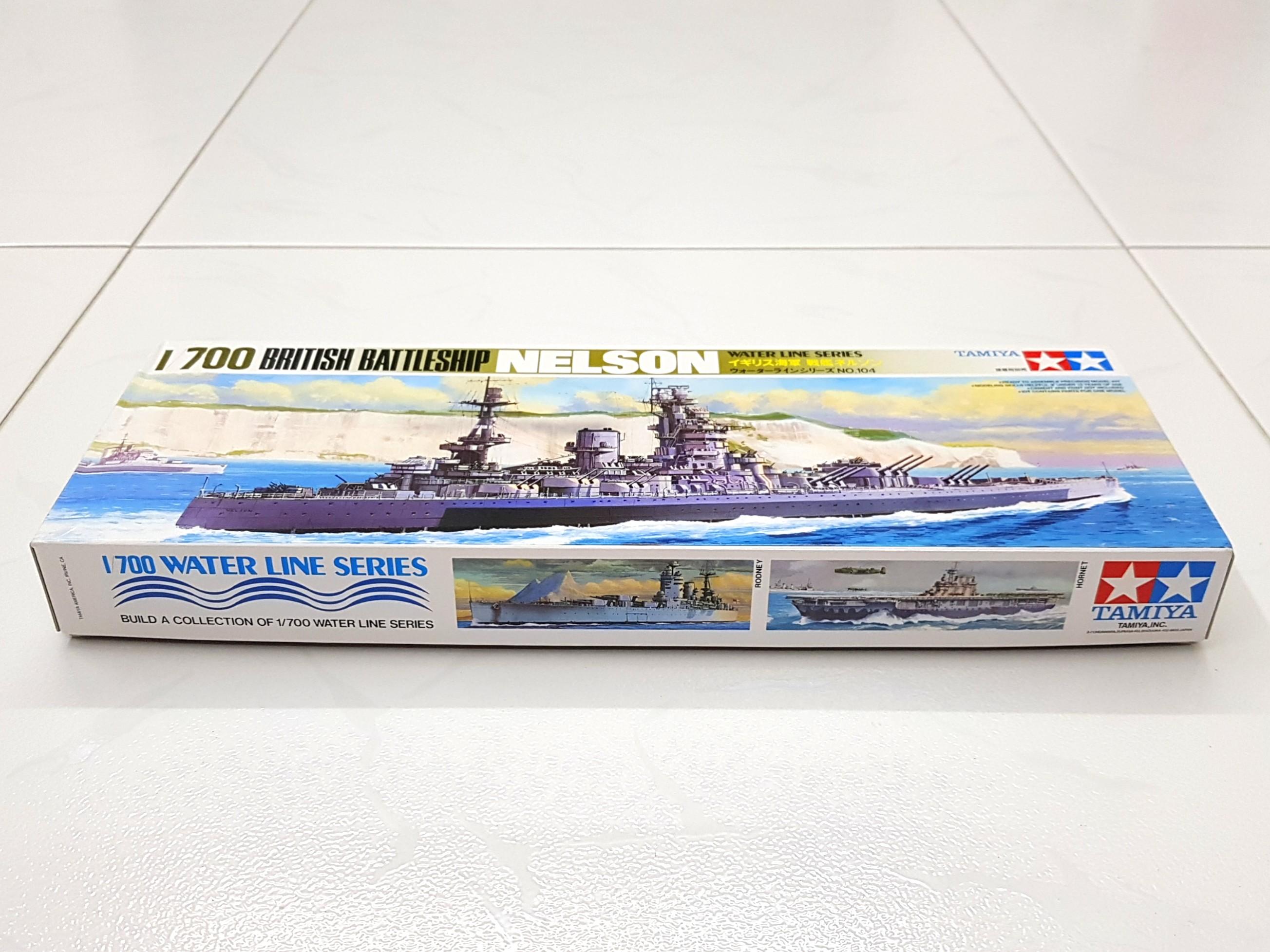 1/700 #77504 Tamiya Waterline British Battleship HMS Nelson (Plastic ...