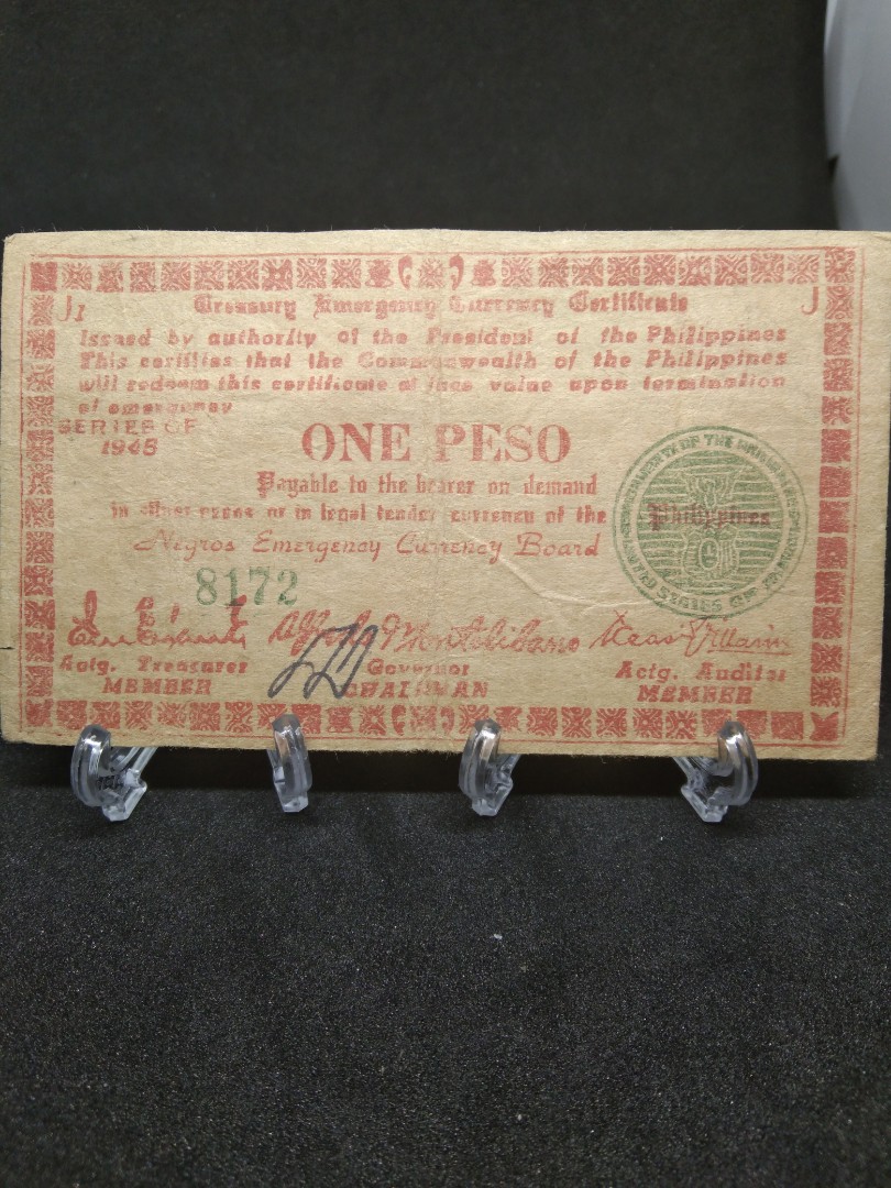 (RESERVED) 1945 Negros Guerilla Note, Hobbies & Toys, Memorabilia ...