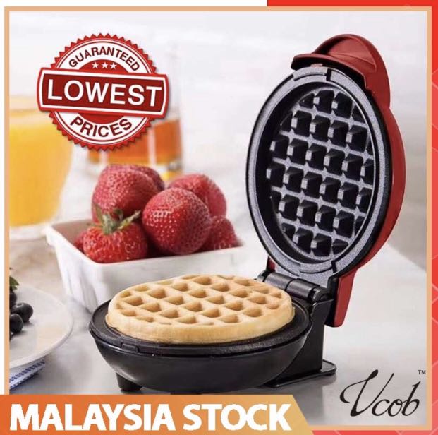 🇲🇾 Mini Electric Waffles Maker Bubble Egg Cake Oven Breakfast Waffle ...