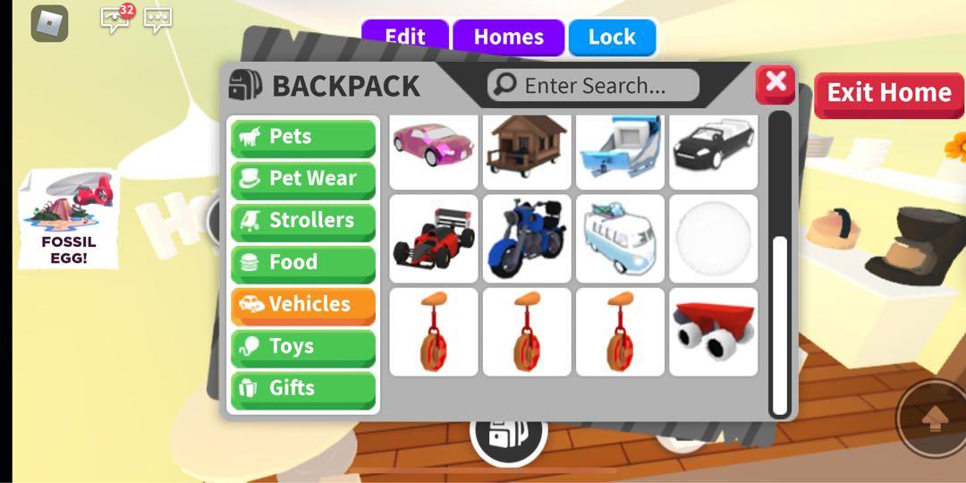 Adopt me Vehicles, Toys & Games, Video Gaming, Gaming Accessories on ...